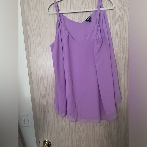 Tops | Torrid Lavender Spaghetti Strap Top | Poshmark